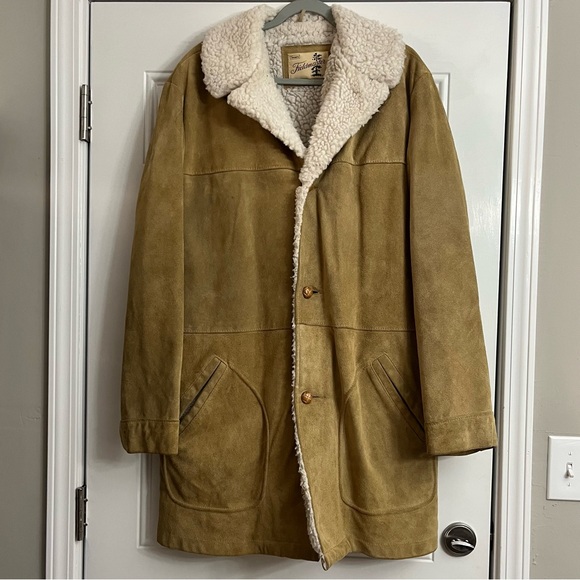Sears | Jackets & Coats | Vintage Fieldmaster Sears Mens Tan Suede ...